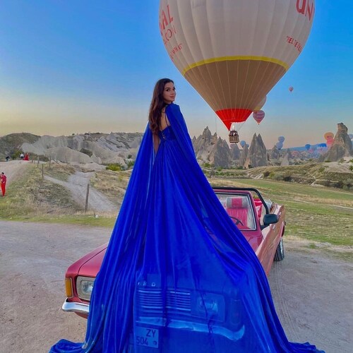 Flying Dress for Photoshoot Flowy Engagement Dress Long - Etsy