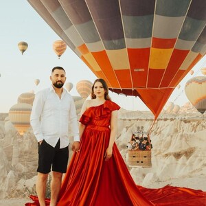 Long Flying Dress Flying Dress for Photoshoot Long Custom Train Dress ...