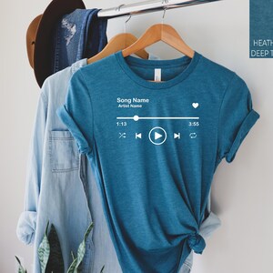 Custom Your Best Song Tshirt, Spotify Music List Tee , Personalized ...