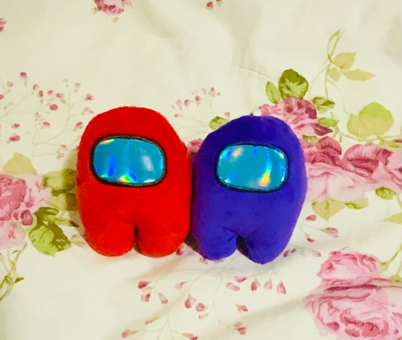 12 Handmade Polynylon Among Us Space Crewmate Imposter Game Iridescent ...