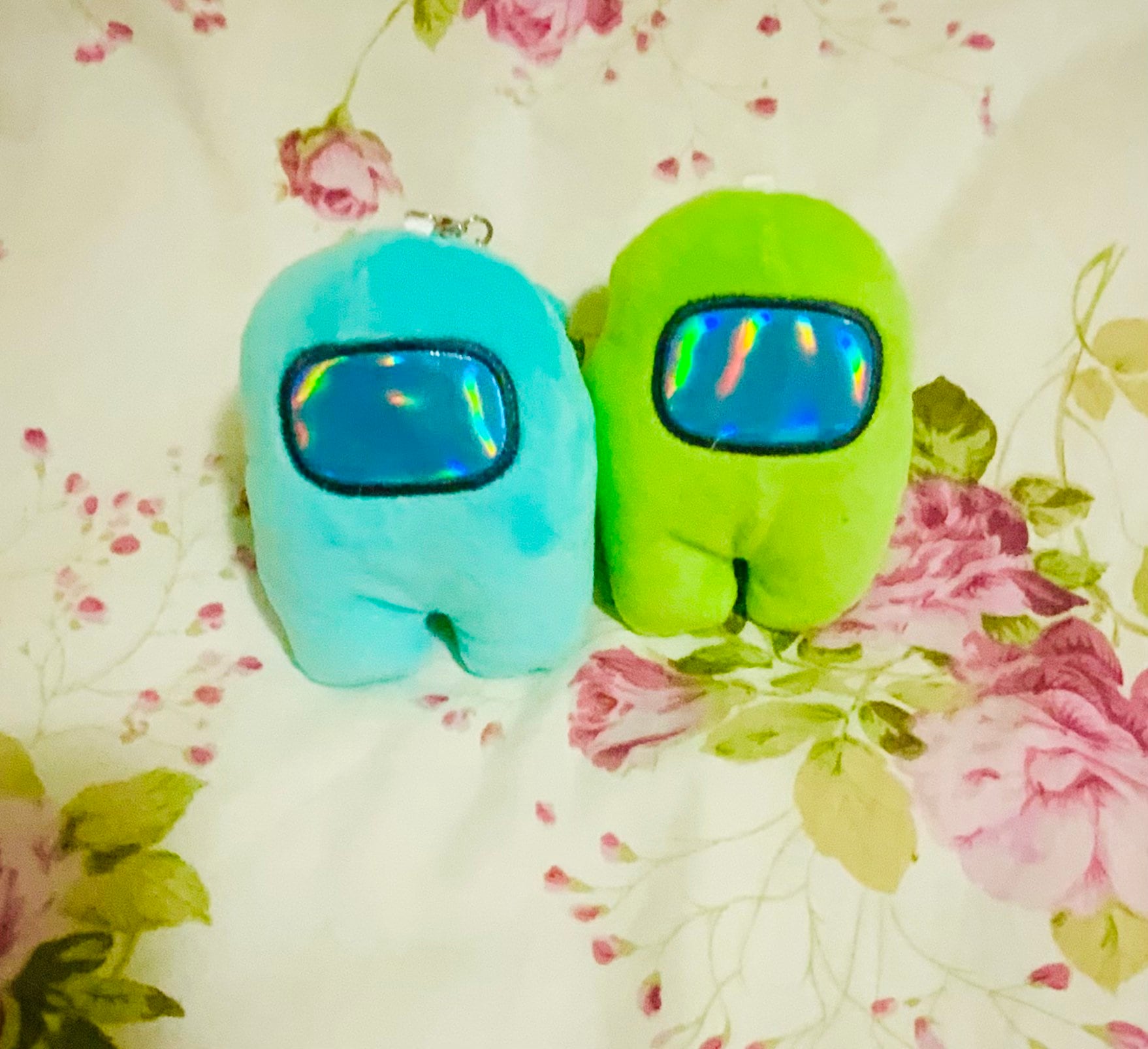 12 Handmade Polynylon Among Us Space Crewmate Imposter Game Iridescent ...