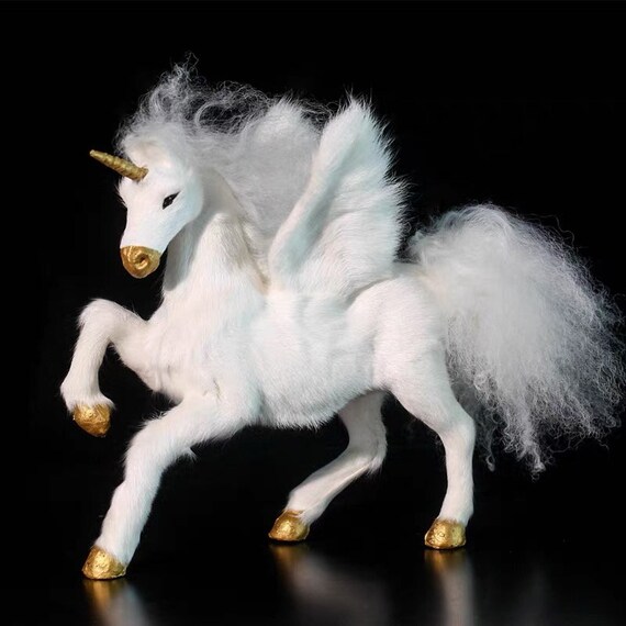 Real White Unicorn With Wings