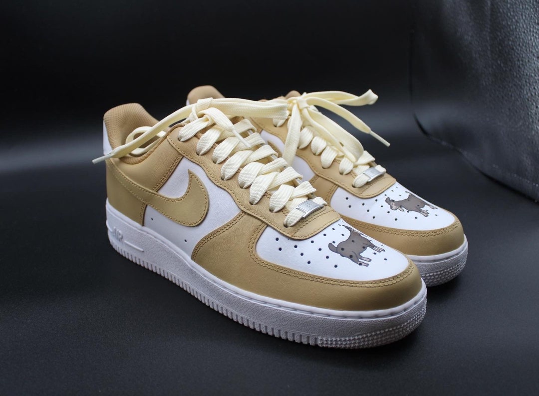 CHAMPAGNE GOAT Custom Air Force 1 - Etsy