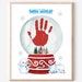 Snowglobe Handprint Craft, Snowglobe Printable, Hello Winter Handprint ...