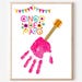 Cinco De Mayo Handprint Art, Guitar Handprint, Cinco De Mayo Craft ...