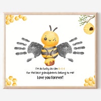 Grandpa Handprint Poem, Handprint for Grandpa, Grandparents Day ...