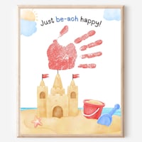 Flamingo Handprint Art | Summer Crafts | PRINTABLE Handprint Keepsake ...