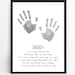 Dad Poem Handprint, Father's Day Poem Printable, Dad Birthday Gift From ...