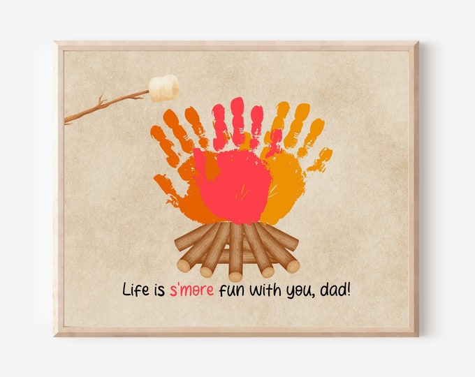 Dad Poem Handprint,dad Birthday Gift,father's Day Diy,father's Day ...