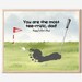 Father's Day Golf Footprint, Father's Day Golf Gift, Father's Day DIY ...