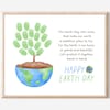 Earth Day Handprint Art, Small Hands Change the World, Mother Earth ...