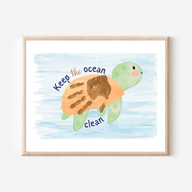 Save the Ocean Poster - Etsy