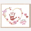 Mother's Day Fingerprint Art, Balloon Fingerprint Printable, Thumbprint ...