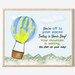Oh the Places You'll Go Handprint, Hot Air Balloon Handprint, Dr. Suess ...