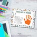 First Day of School Poem Handprint, Kindergarten Preschool Handprint ...