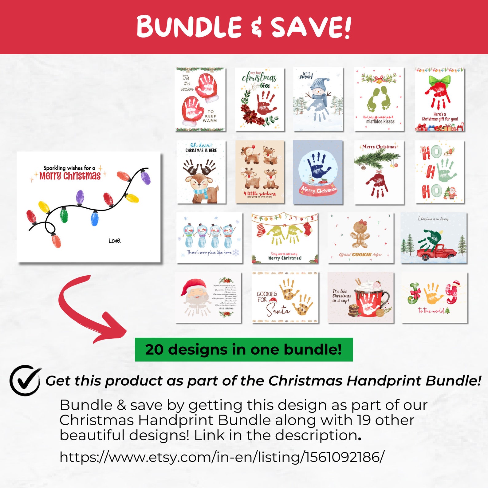 Christmas Lights Thumbprint Art, Handprint Christmas Lights, Preschool ...