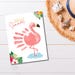 Flamingo Handprint Art, Summer Handprint Craft, Kids Gift Teacher ...