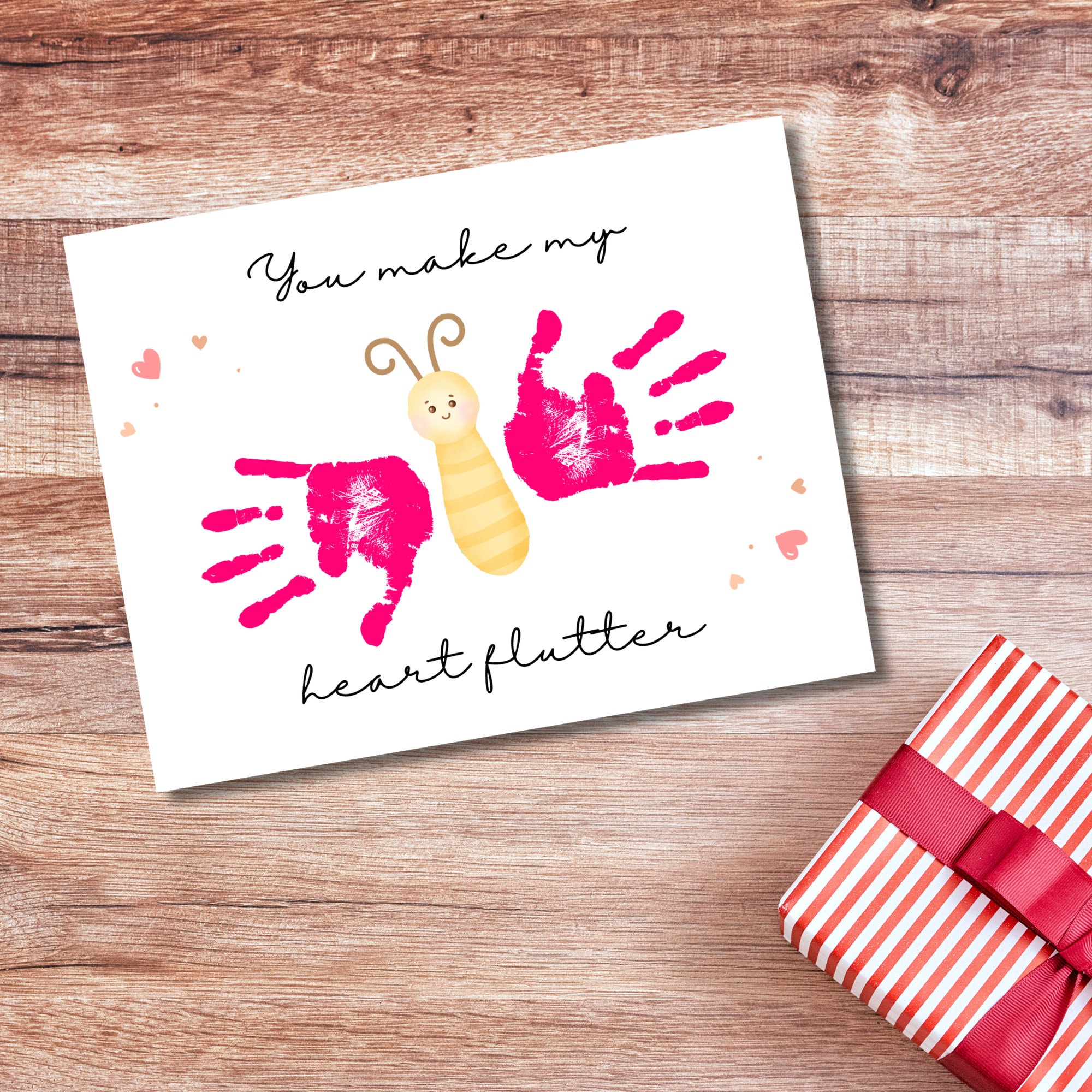 Butterfly Handprint, Valentine's Day Handprint, Preschool Valentines ...