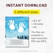 Snowflake Handprint Art, Winter Poem Handprint, Winter Craft Toddler ...