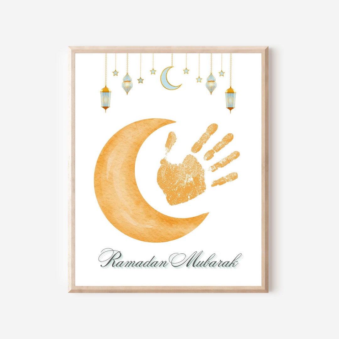 Ramadan Handprint, Ramadan Mubarak, Ramadan Printable, Ramadan Gift ...