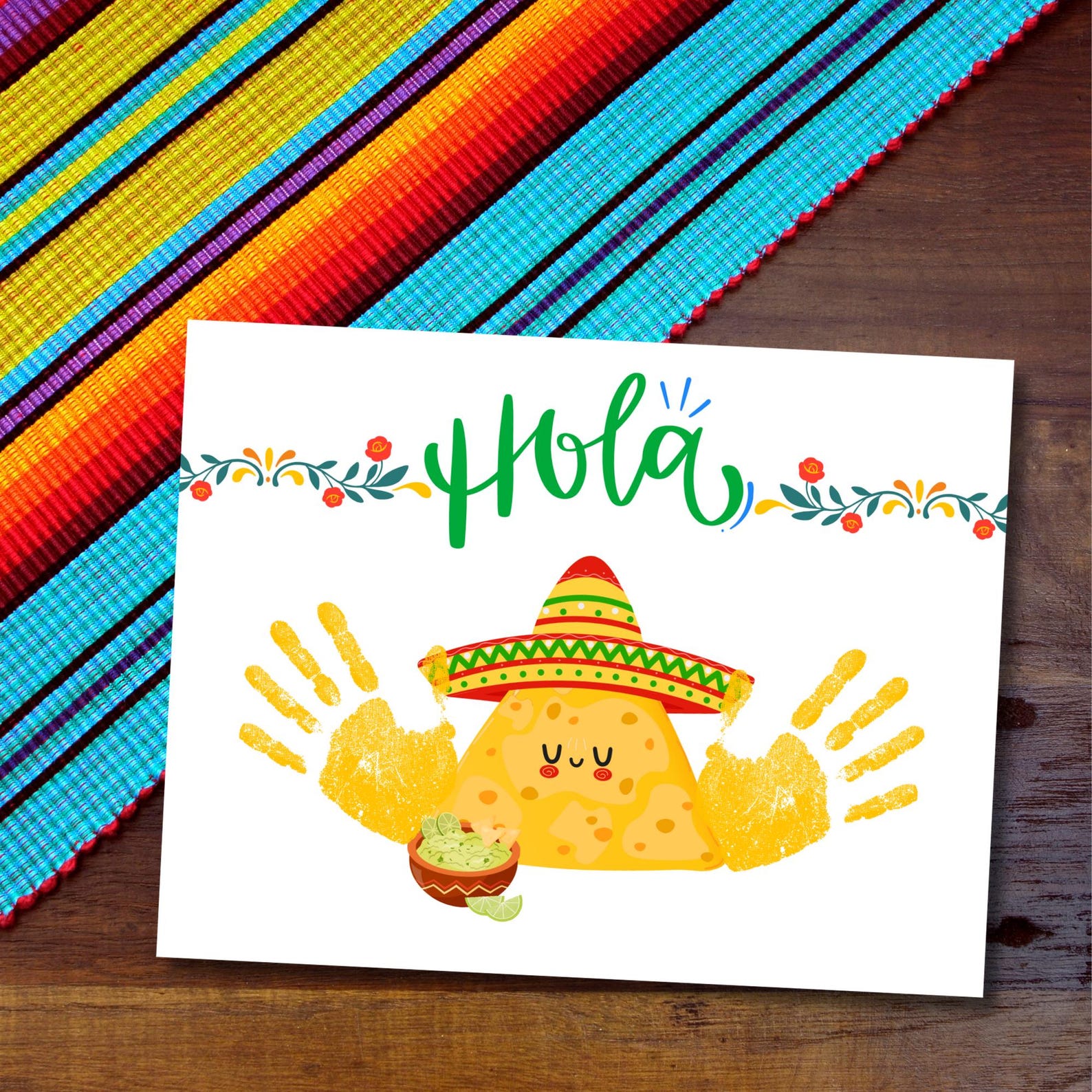 Cinco De Mayo Handprint, Nachos Handprint, Cinco De Mayo Preschool ...