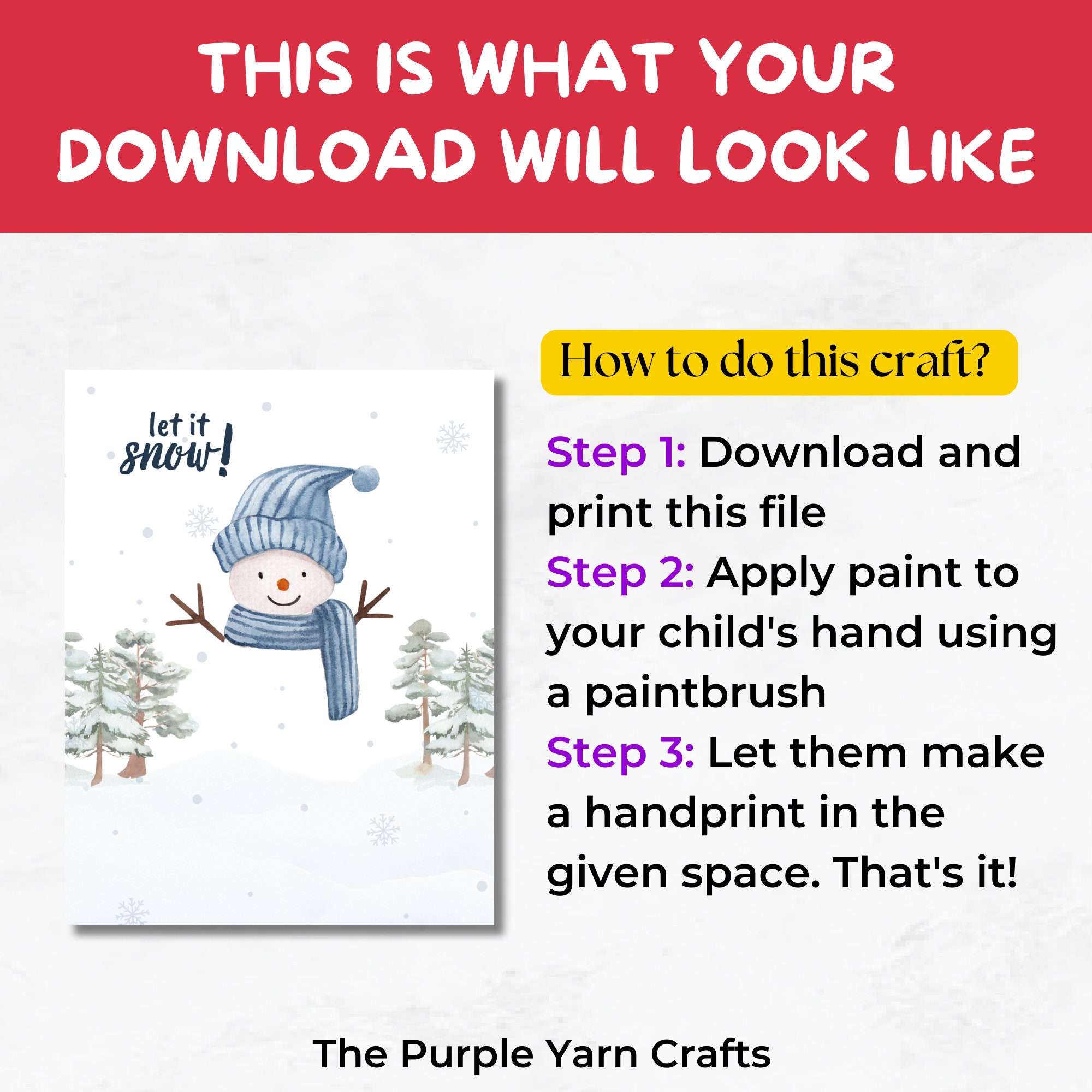 Snowman Handprint Art, Snowman Craft, Snowman Printable, Snowman ...