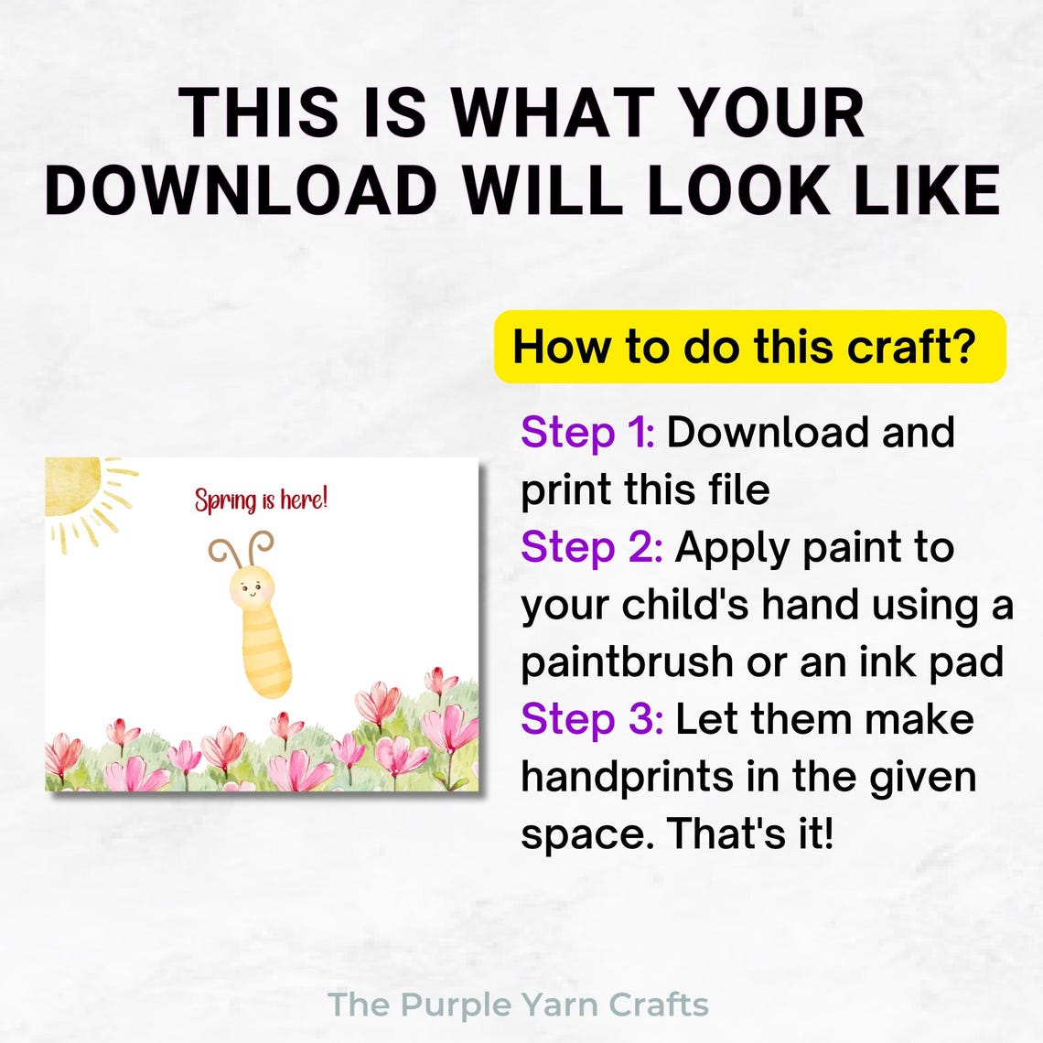 Butterfly Handprint Craft, Preschool Spring Craft, Spring Butterfly ...