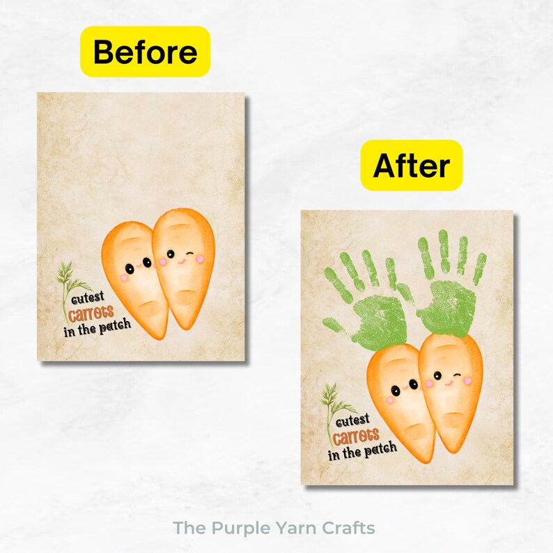Cutest Carrots in the Patch Handprint, Easter Handprint, Christian ...