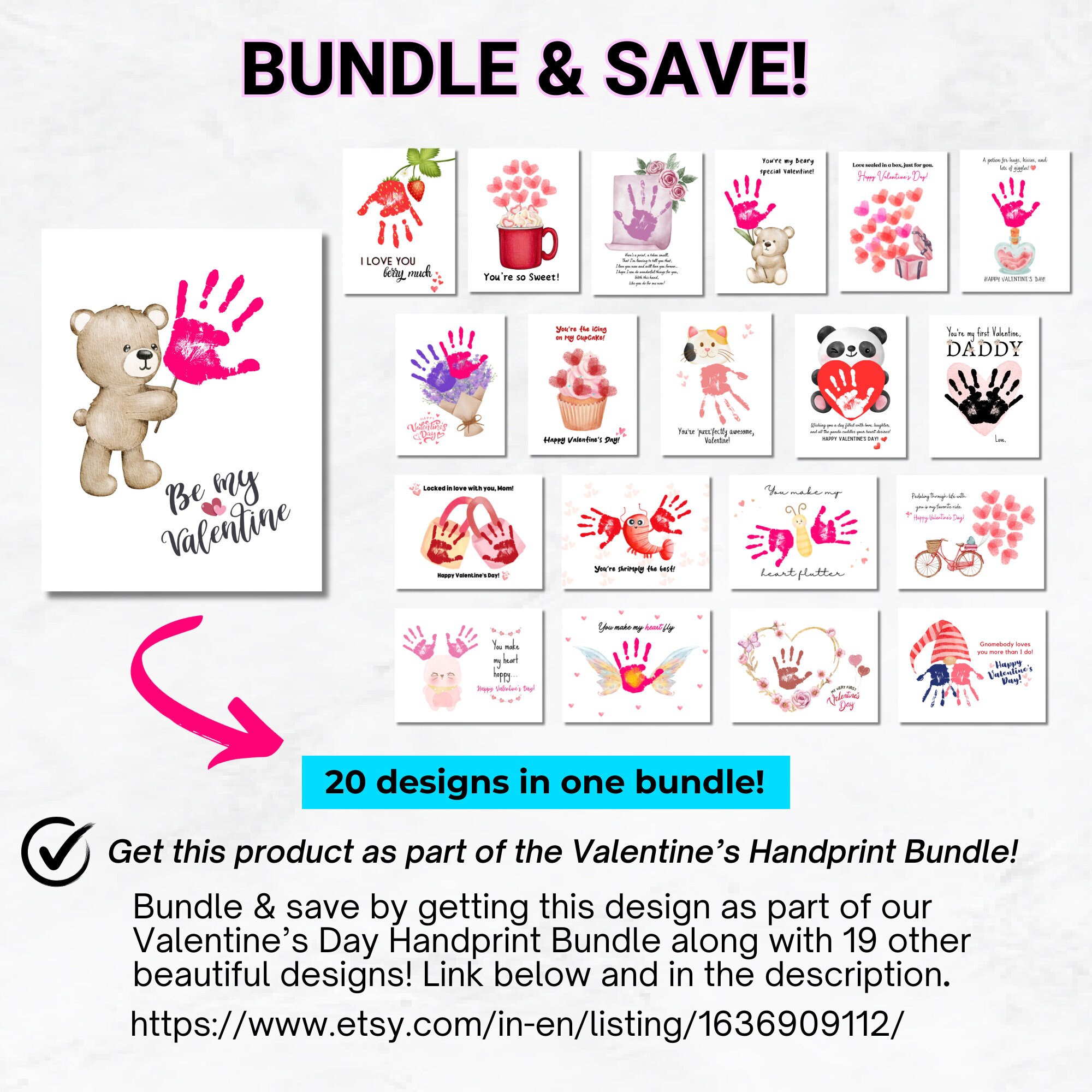 Be My Valentine Handprint, Valentine's Day Handprint, Daycare ...
