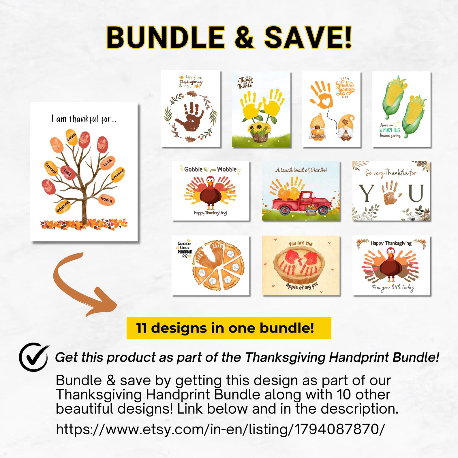 Thanksgiving Fingerprint Tree Craft, Thanksgiving Leaf Kids Activity, I ...