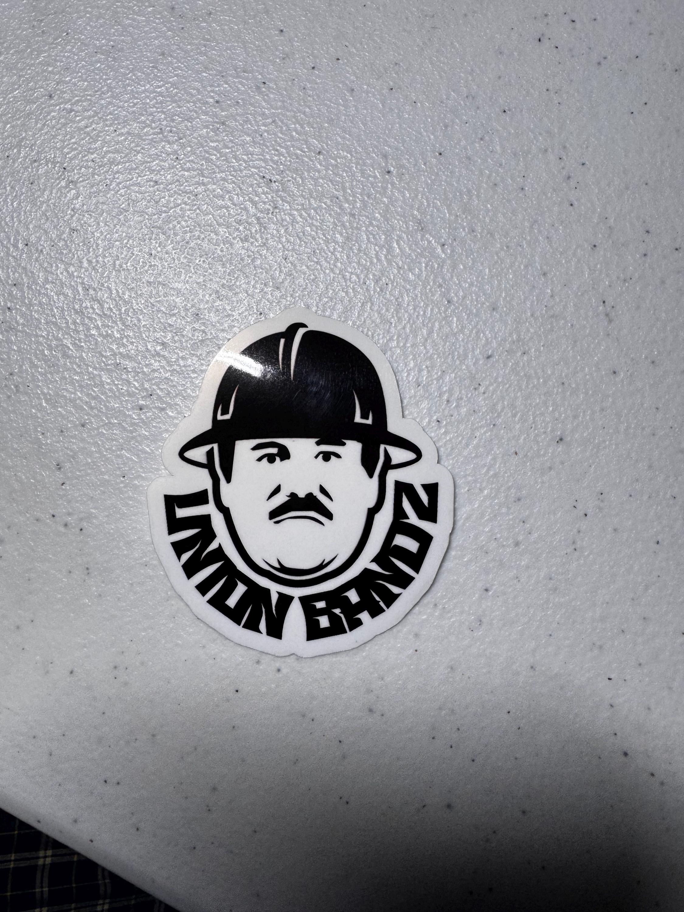 Chapo Hard Hat Union Bandz Sticker - Etsy