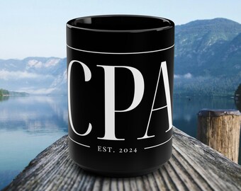 Funny Accountant Gift. Accountant Mug. Black Mug for CPA. Accountant ...