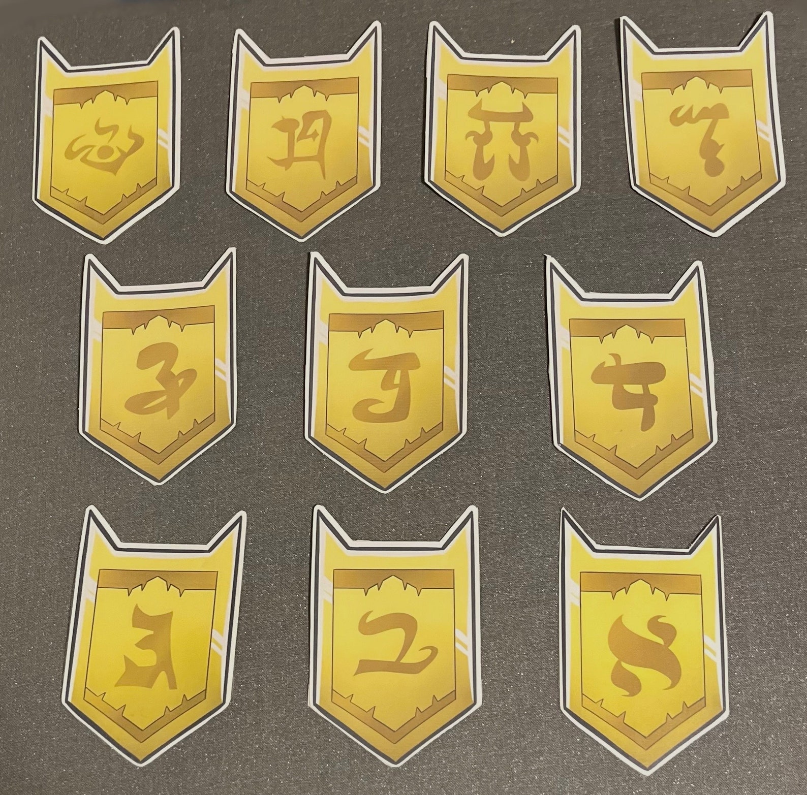 Welcome to Demon School! Iruma-kun 『rank Badge Stickers』 - Etsy