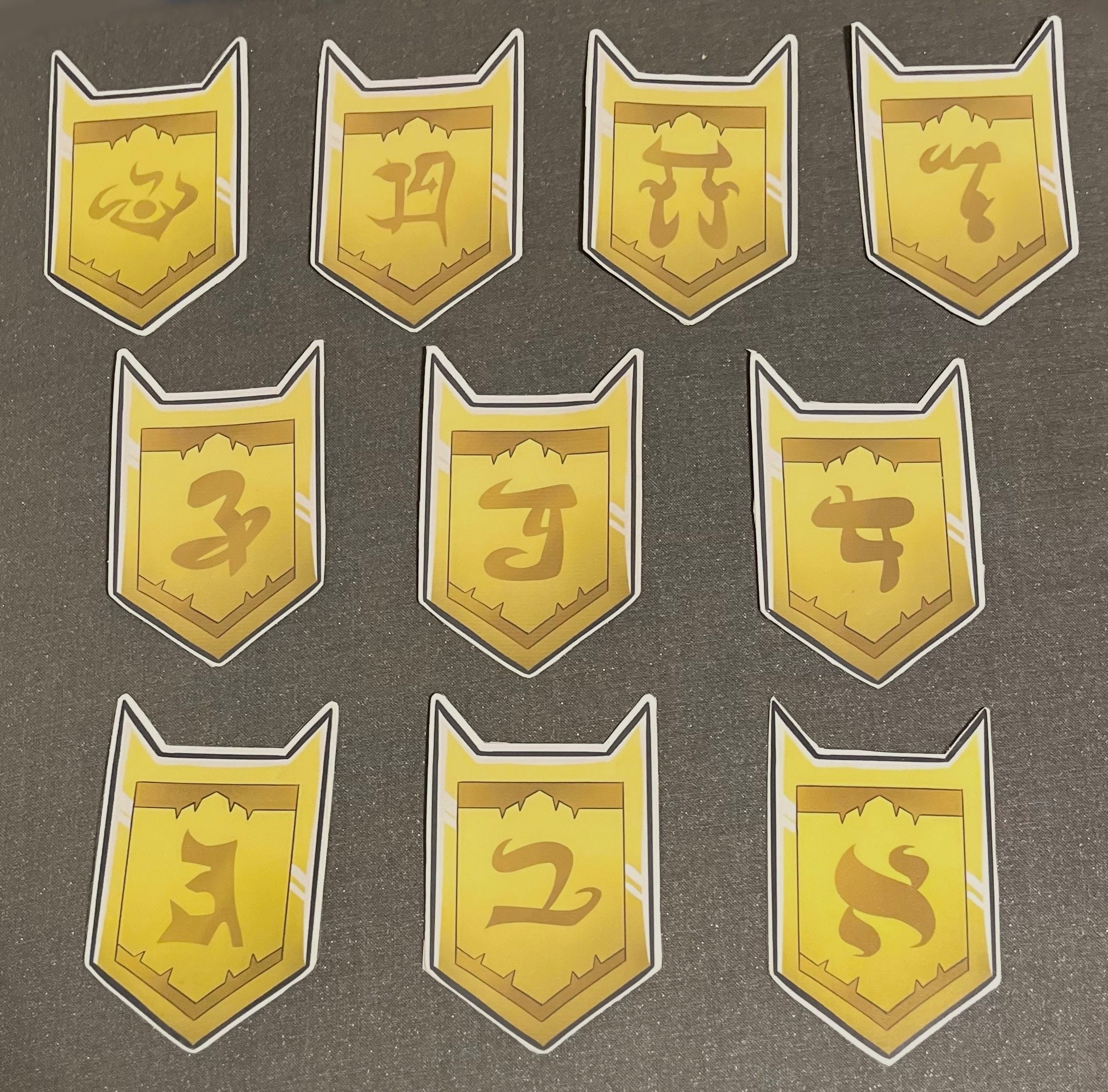Welcome to Demon School! Iruma-kun 『rank Badge Stickers』 - Etsy