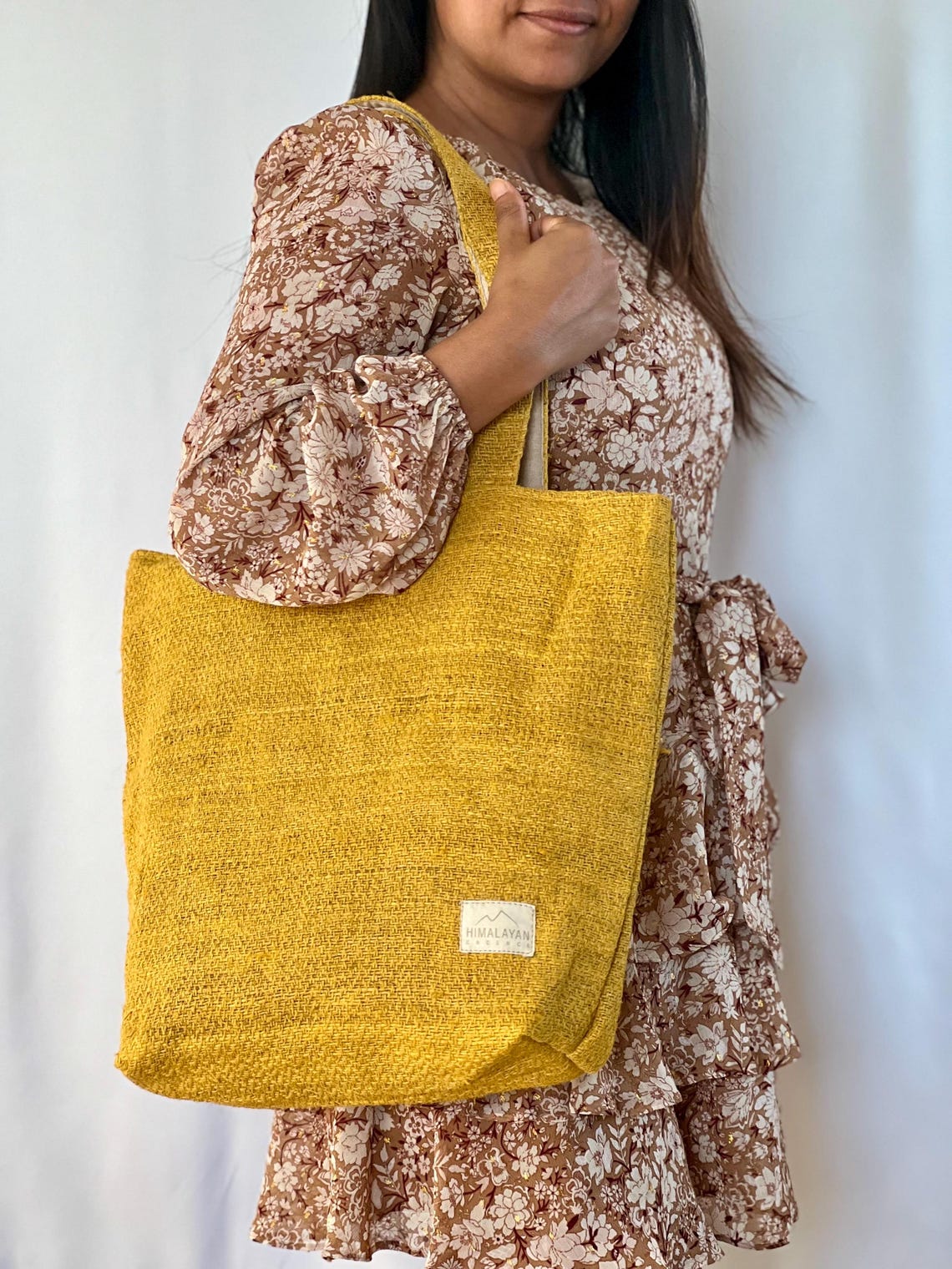 Handmade Hemp Tote Bag: Sustainable Shoulder Bag - Etsy