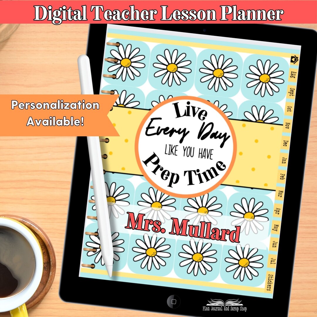 Teacher Lesson Planner | Goodnotes Planner | Digital Teacher Planner ...