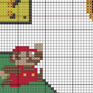 Cross Stitch Pattern PDF - Super Mario (instant Download) - Every Sale ...