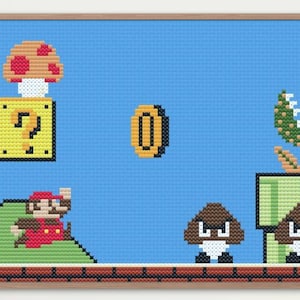 Cross Stitch Pattern PDF - Super Mario (instant Download) - Every Sale ...