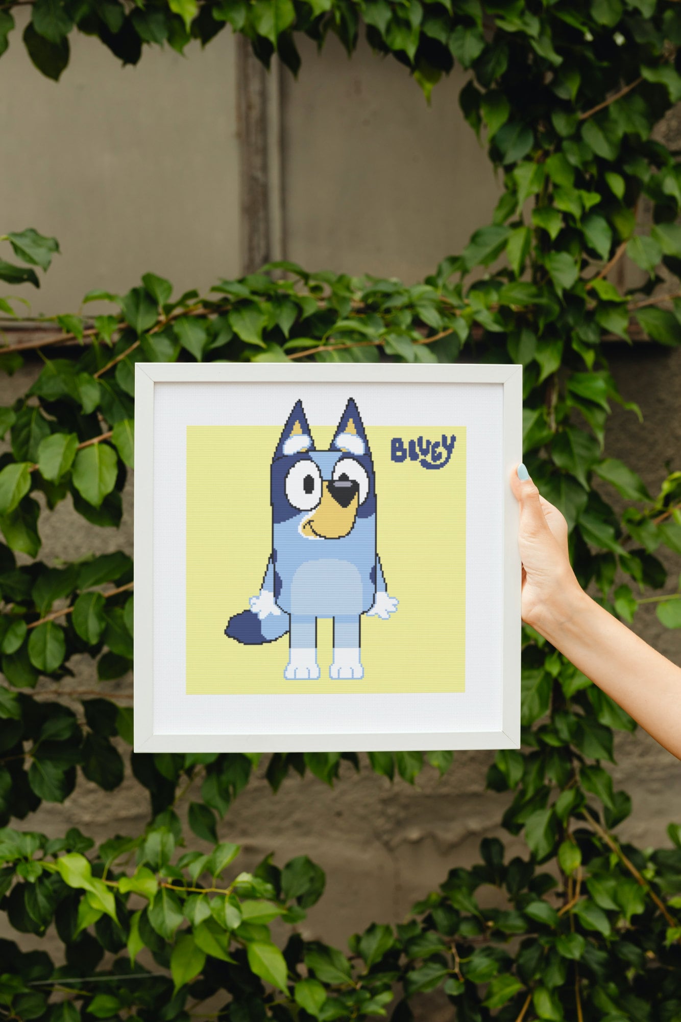 BLUEY Cross Stitch Pattern PDF (instant Download) - Canvas Size ...