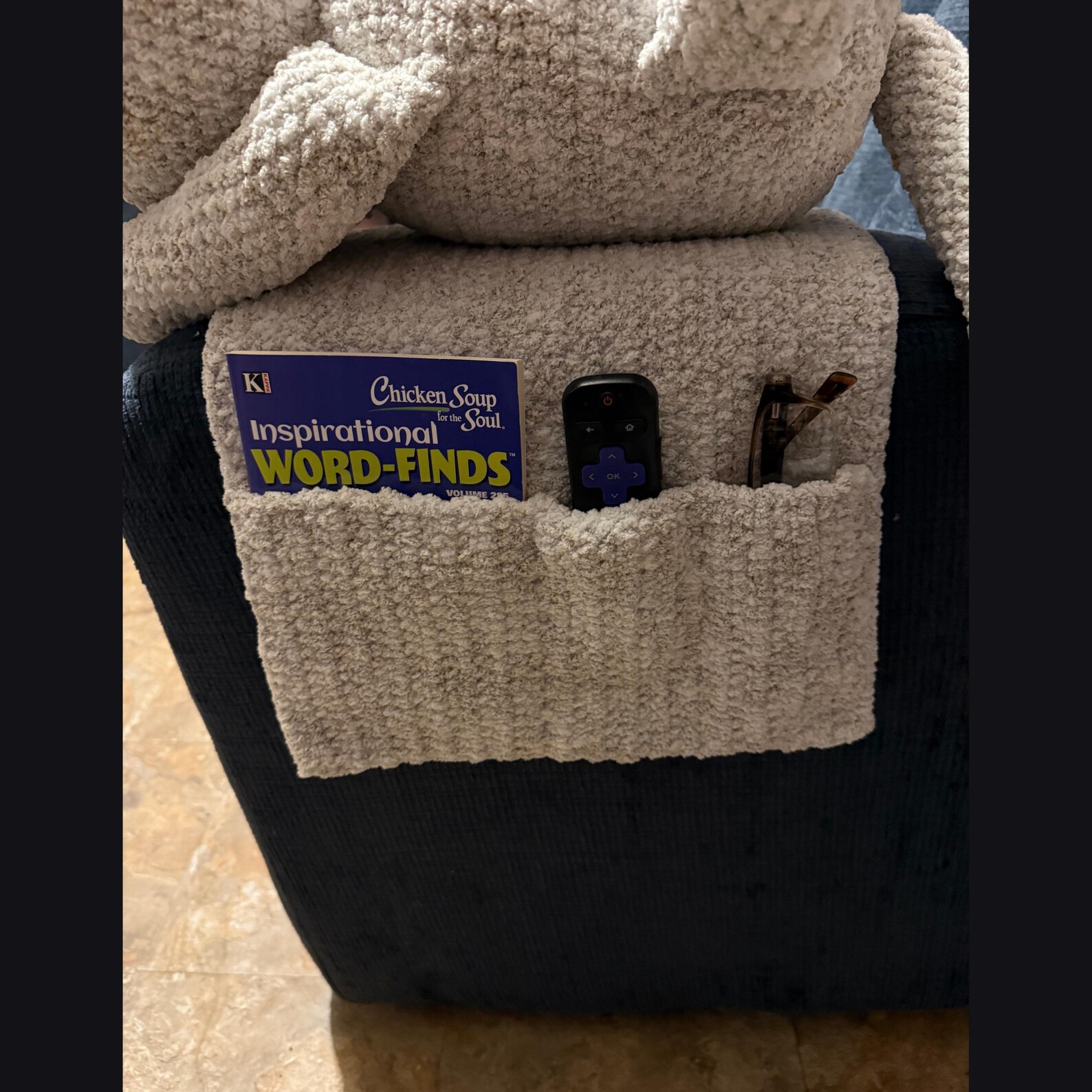 Crochet Cat Arm Rest Organizer - Etsy