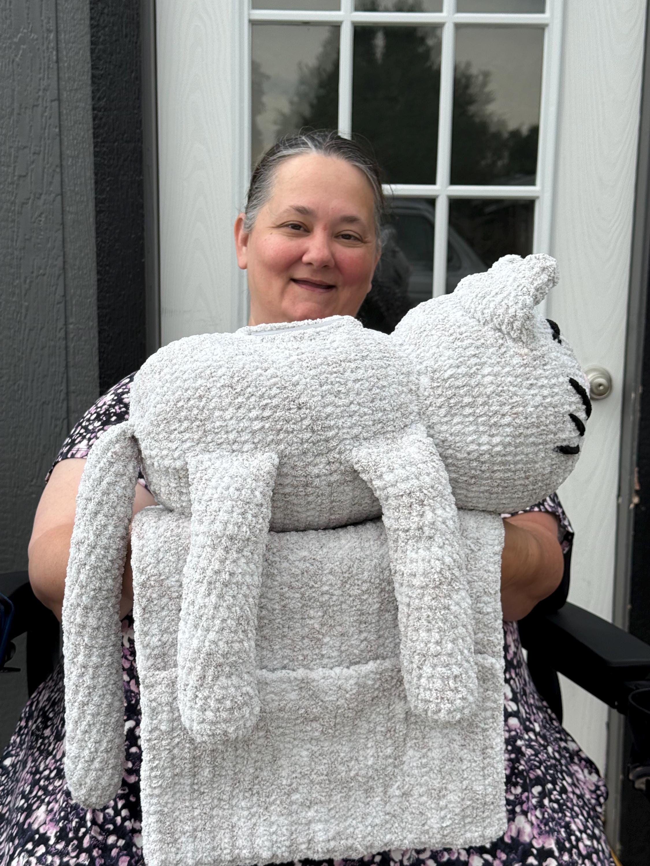 Crochet Cat Arm Rest Organizer - Etsy