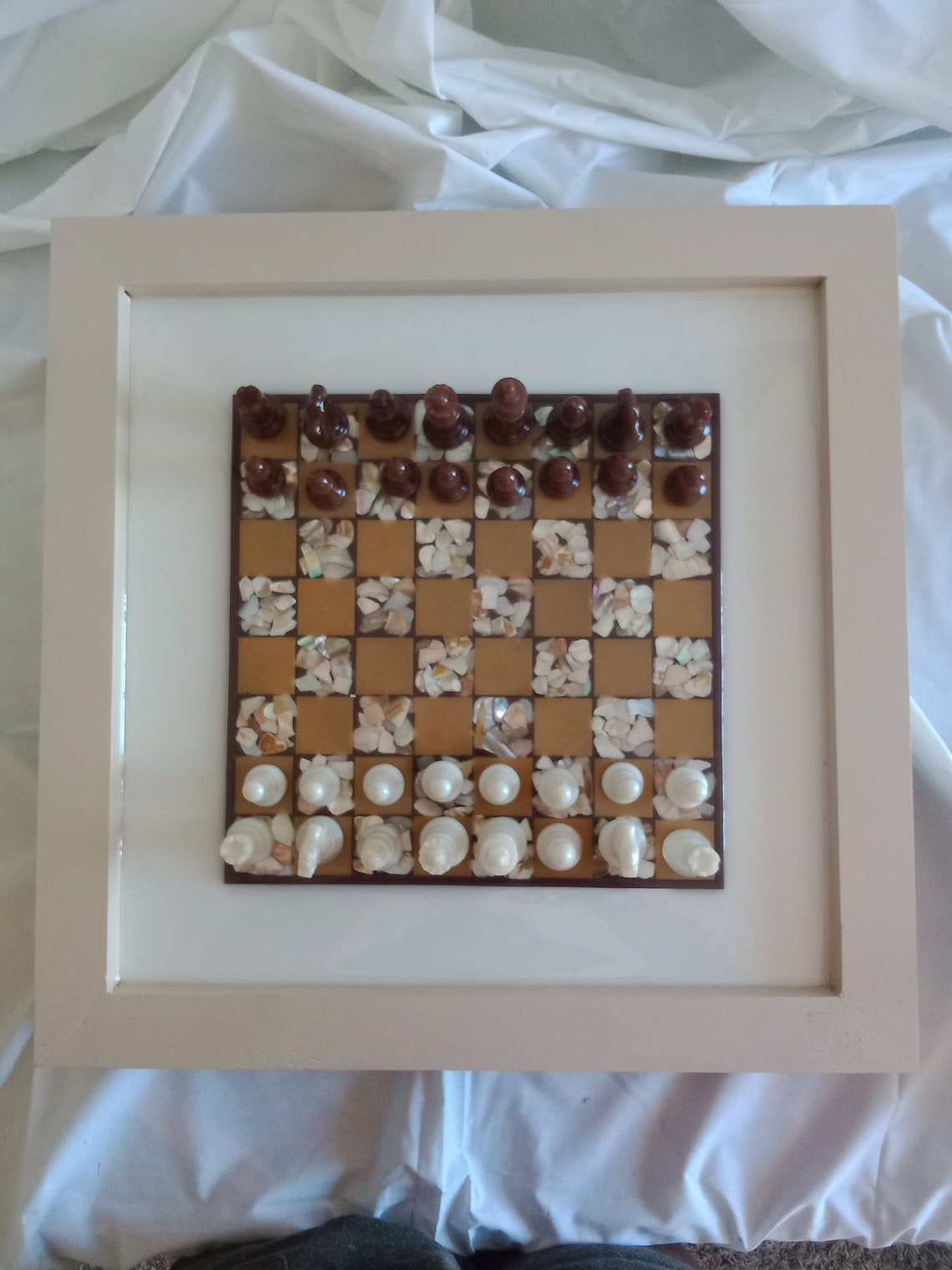 Custom Shell Chess Board - Etsy