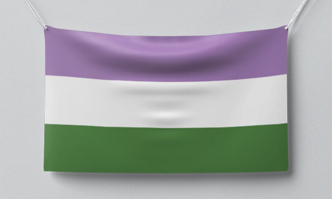 Flag Genderqueer | Custom Made Personalized Flag | Individual Design ...