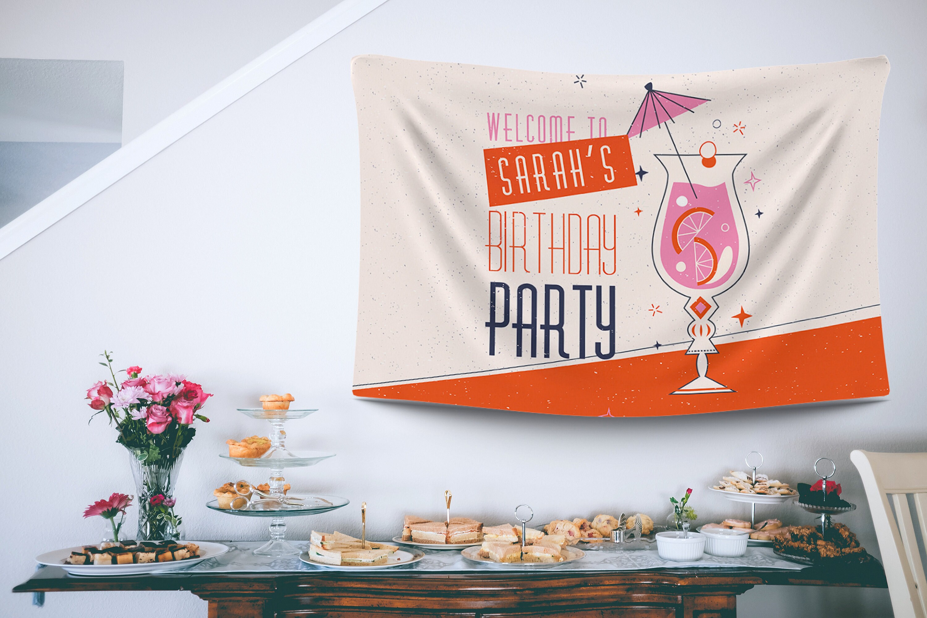 Flag Happy Birthday | Custom Made Personalized Flag | Individual Design ...