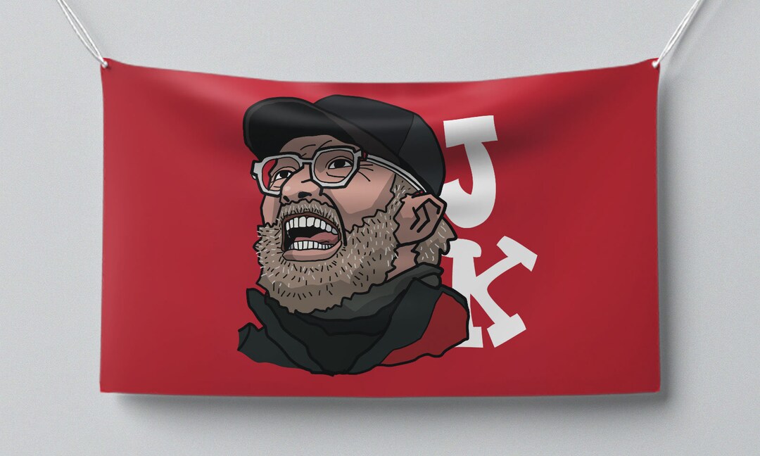 Flag Klopp LFC | Football | Premier League | Individual Design | High ...