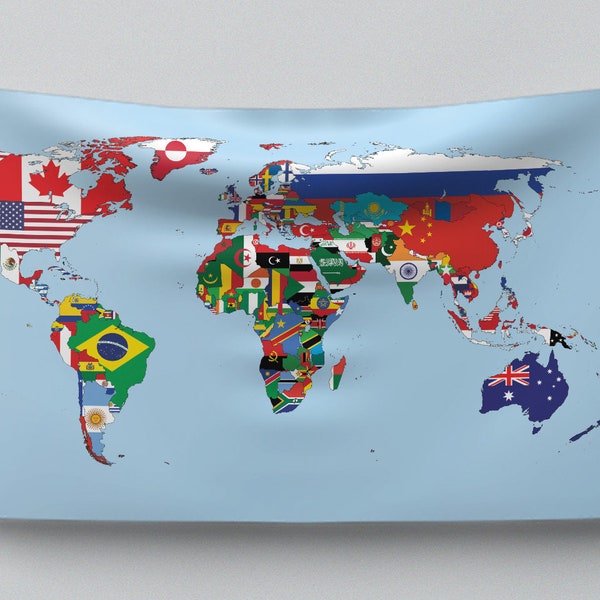 Individual Flags of the World - Etsy