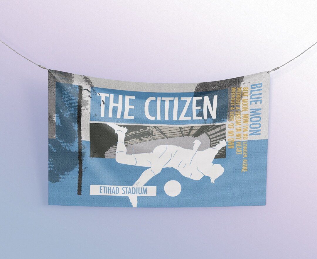 Flag the Citizen | Manchester City | Football | Premier League | Custom ...