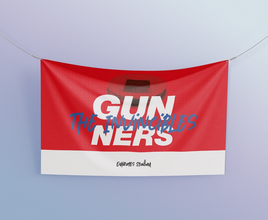 Flag Arsenal FC Gunners | Football | Premier League | Custom Made Flag ...