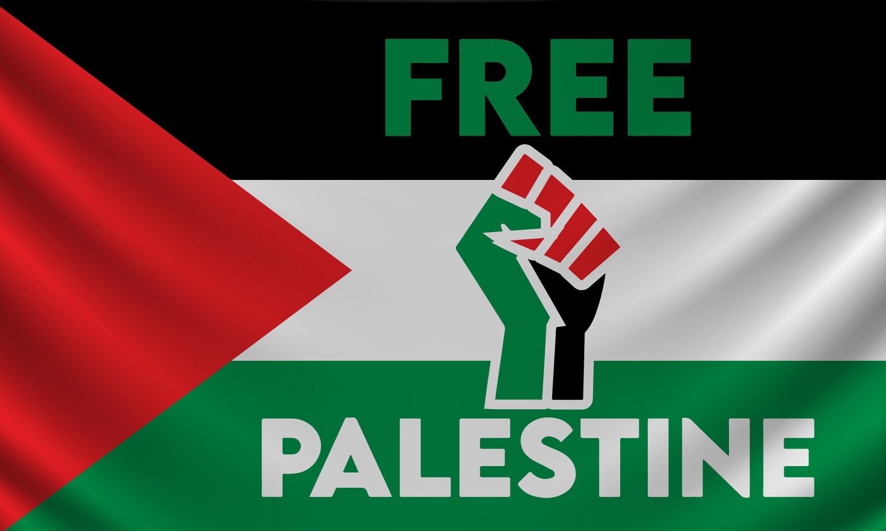 Free Palestine Flag Custom Made Personalized Flag Individual Design ...