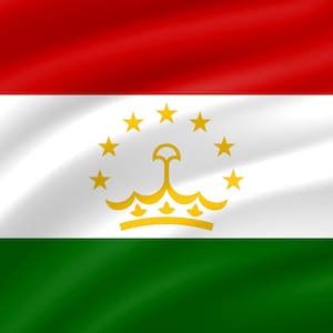 Flag Tajikistan| Custom Made Personalized Flag | Individual Design ...